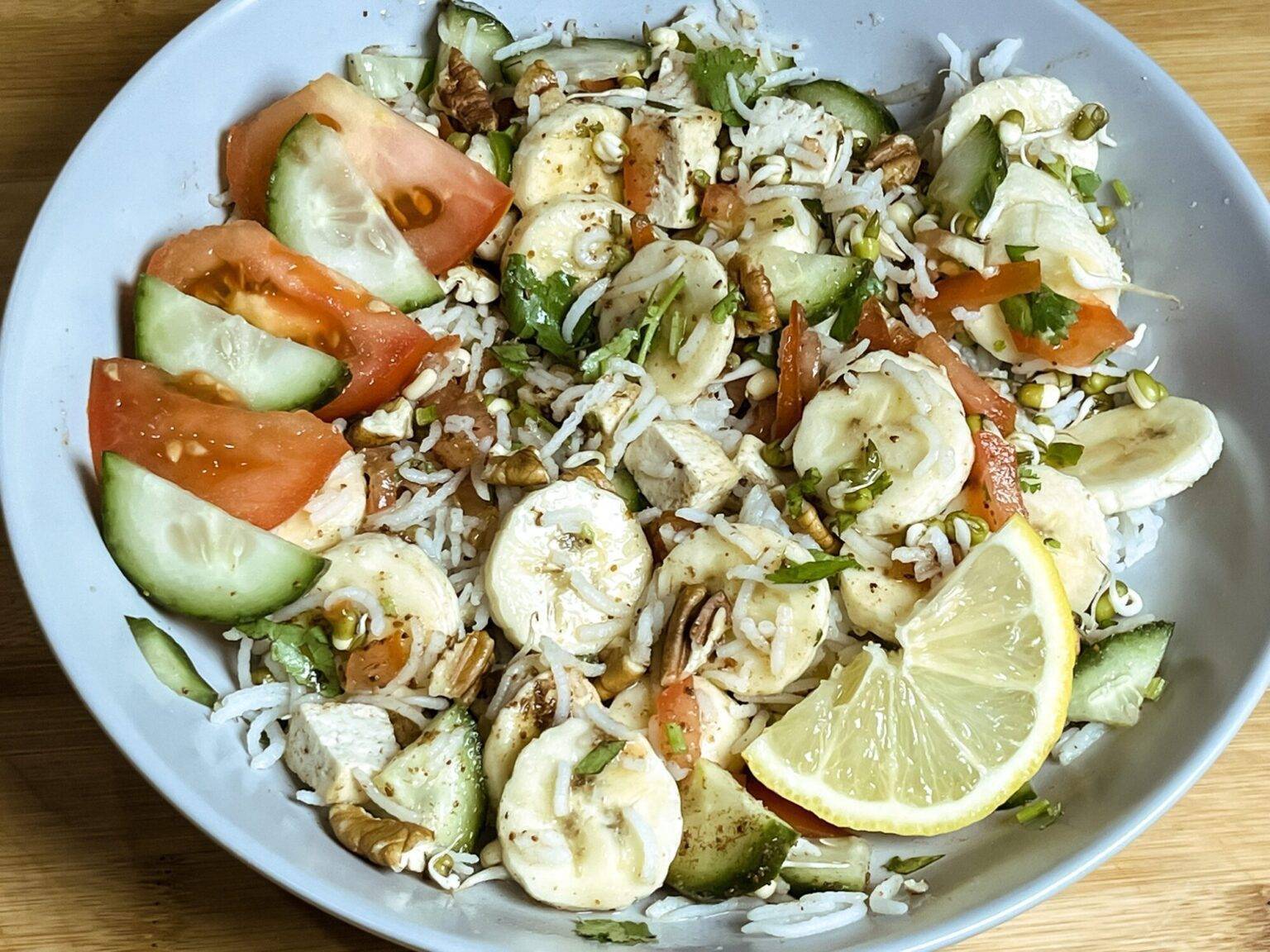 Banana Rice Bowl Recipe | How to Make Banana Rice By Manjula