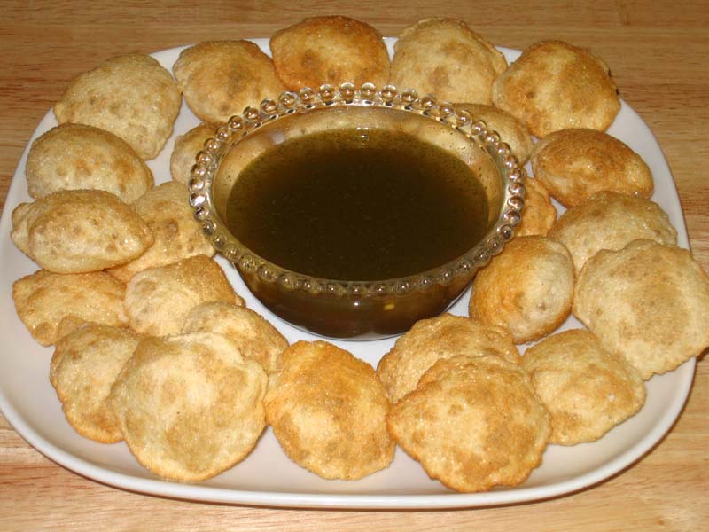 Pani Puri - Manjula's Kitchen - Indian Vegetarian Recipes